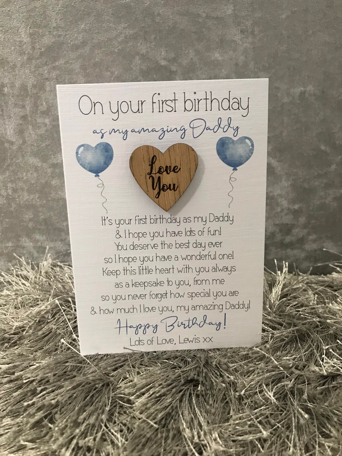 personalised-1st-birthday-as-my-daddy-birthday-card-with-hug-etsy