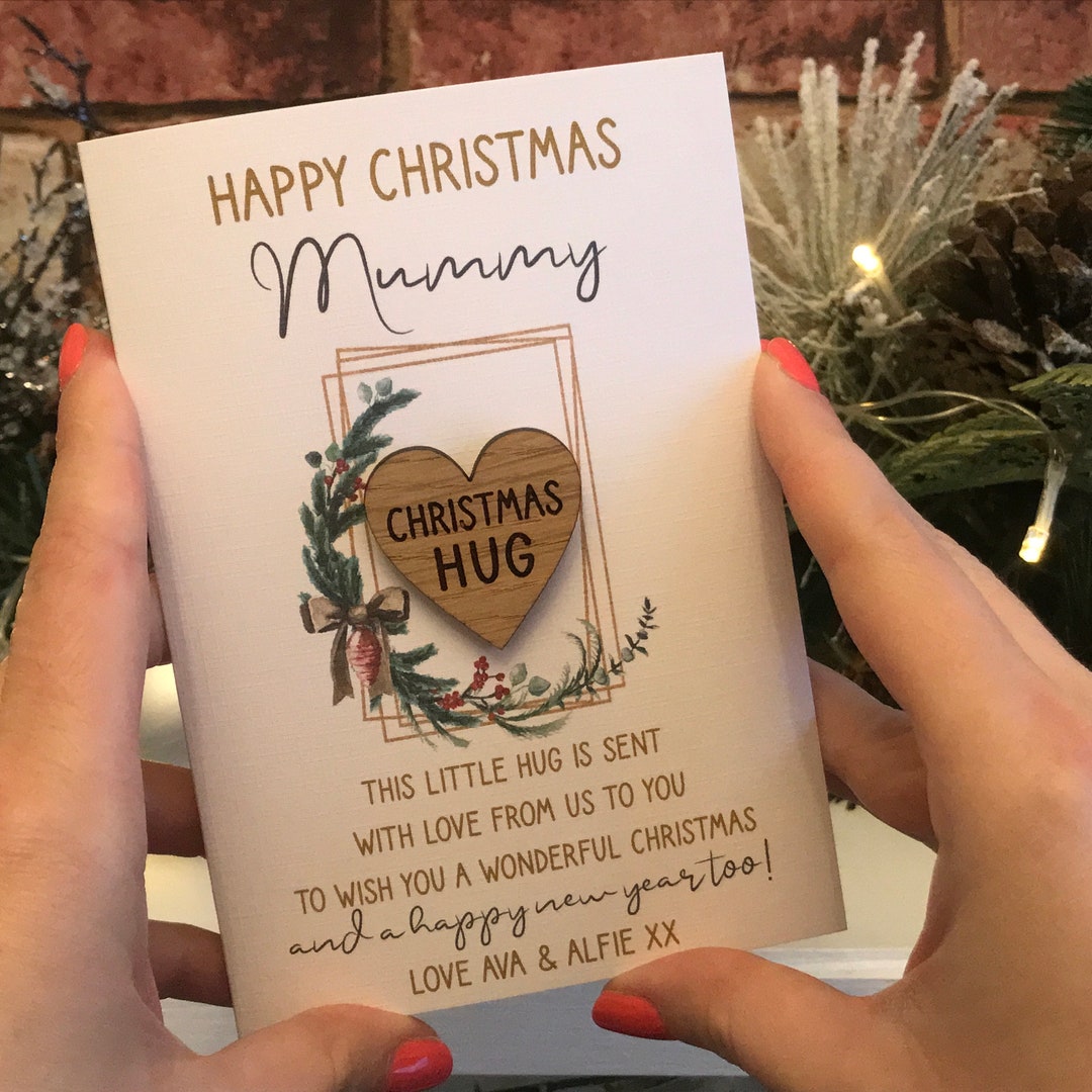 Christmas Card for Mummy Mummy Christmas Card Personalised - Etsy UK