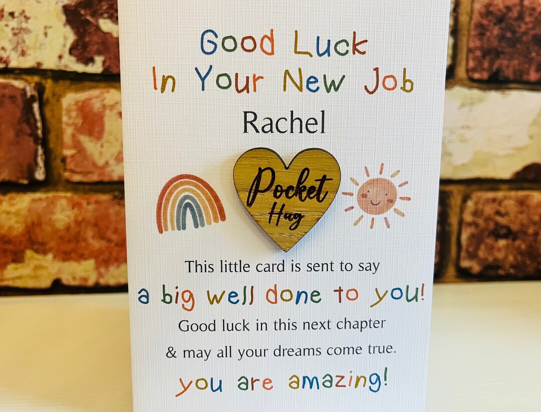 Good Luck New Job Card, Congratulations Job Card, New Job Card, Well ...