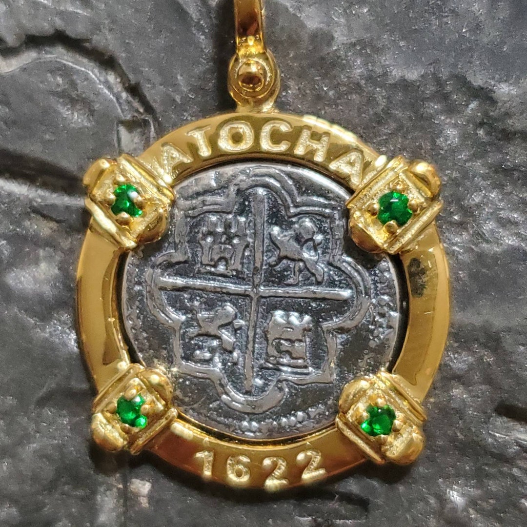 Atocha 14kt Gold Plated 1622 Sunken Treasure Coin - Etsy