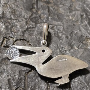 Atocha Silver Pelican Coin Pendant - Etsy