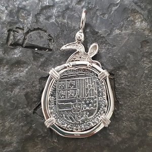 Atocha Coin Turtle Bezel Pearl Inlay Shipwreck Treasure Coin - Etsy