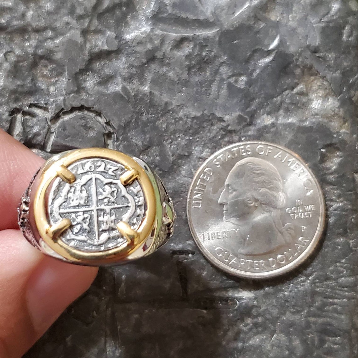 Atocha 1622 Ring Galleon Crossbones Pirate Collection - Etsy