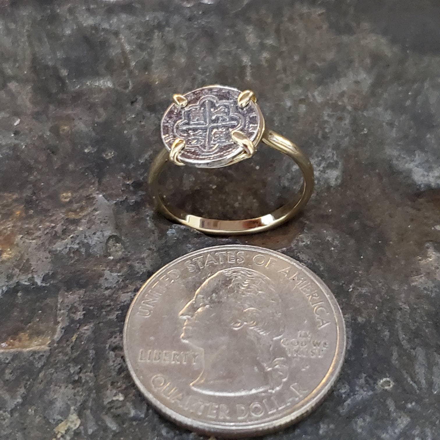 Atocha 14kt Gold Overlay Ring Shipwreck Sunken Treasure - Etsy
