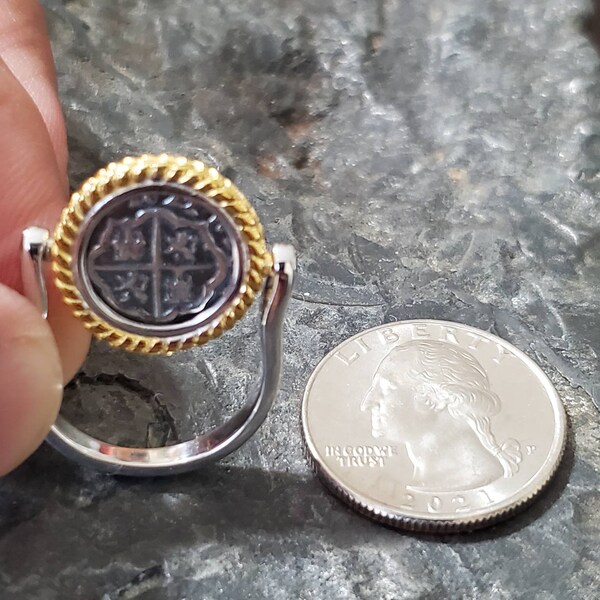 Shipwreck Coin Ring - Etsy