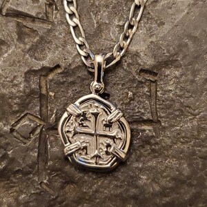 Atocha Silver Coin With Chain - Etsy