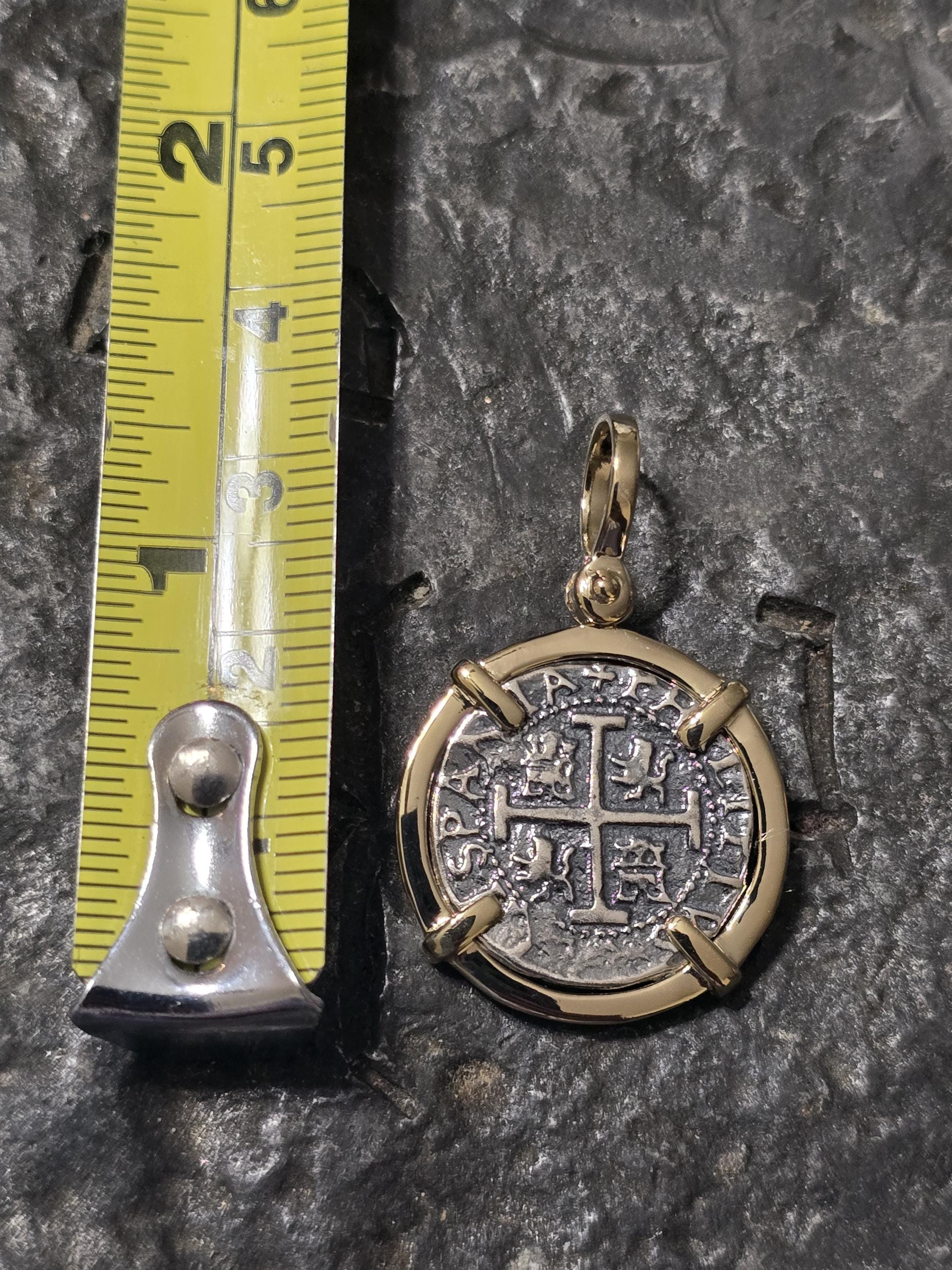 Atocha Shipwreck Sunken Treasure Coin 14kt Vermeil - Etsy