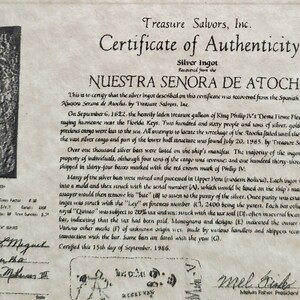 Super Large ATOCHA Silver Sunken Shipwreck Coin With Chain - Etsy
