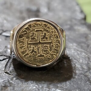 Atocha Large Men's Ring Shipwreck Treasure Coin Jewelry - Etsy