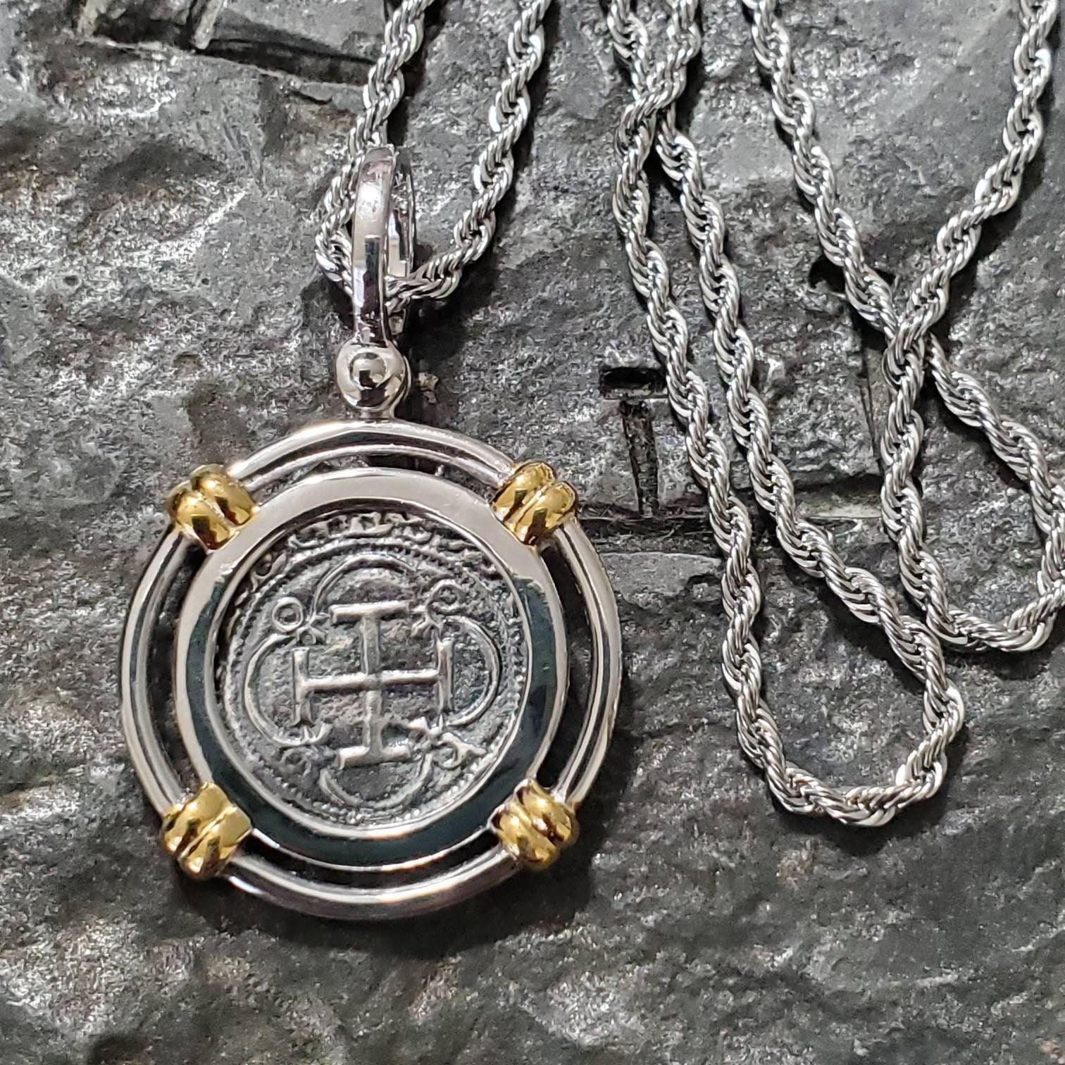Atocha Coin and Chain Museum Quality Sunken Treasure - Etsy