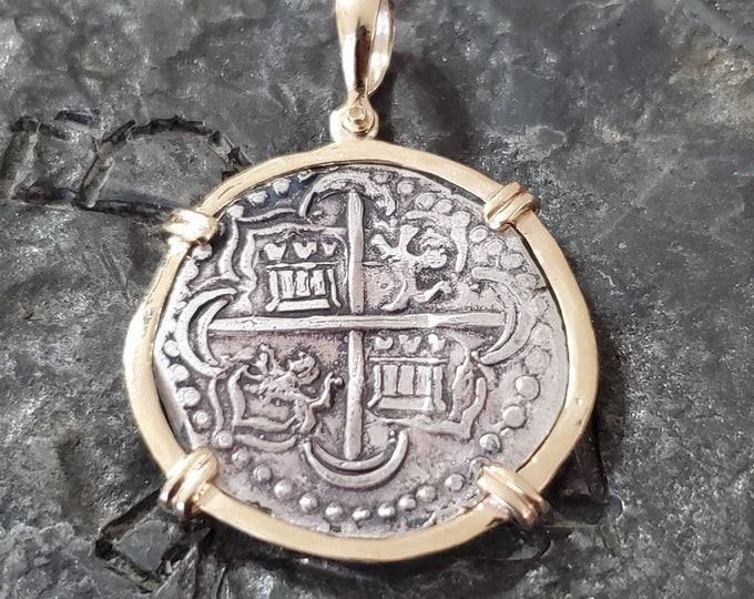 Atocha 1622 14kt Real Gold Shipwreck Sunken Treasure Coin Genuine ...