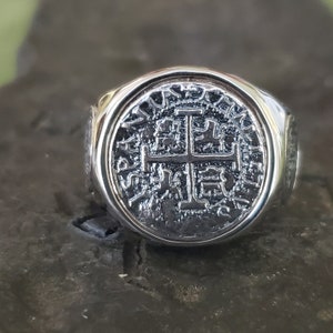 Atocha Men's Coin Ring Antique Shipwreck Treasure Coin - Etsy