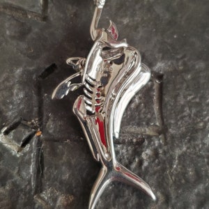 Mahi Mahi Sterling Silver 14kt Gold Overlay Skeleton Mahi on Hook ...