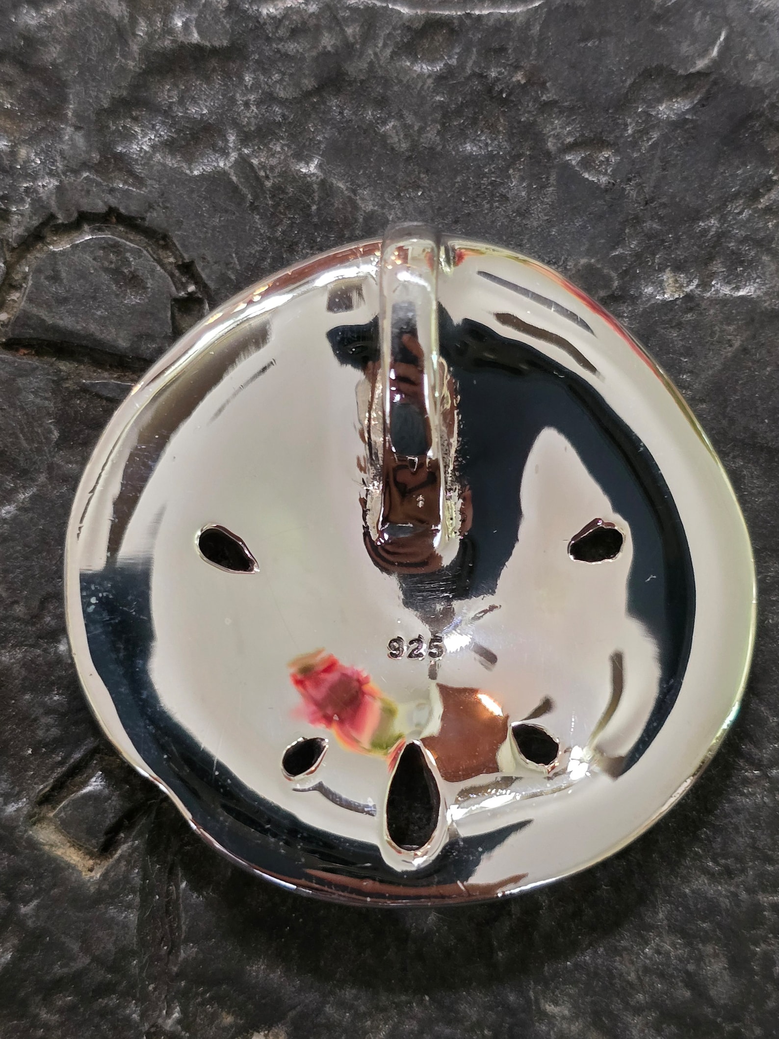 Large Sterling Silver Sand Dollar Pendant Slide Realistic Looking ...