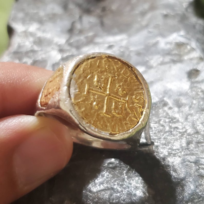 Atocha Large Men's Ring Shipwreck Treasure Coin Jewelry - Etsy