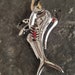 Mahi Mahi Sterling Silver 14kt Gold Overlay Skeleton Mahi on Hook ...