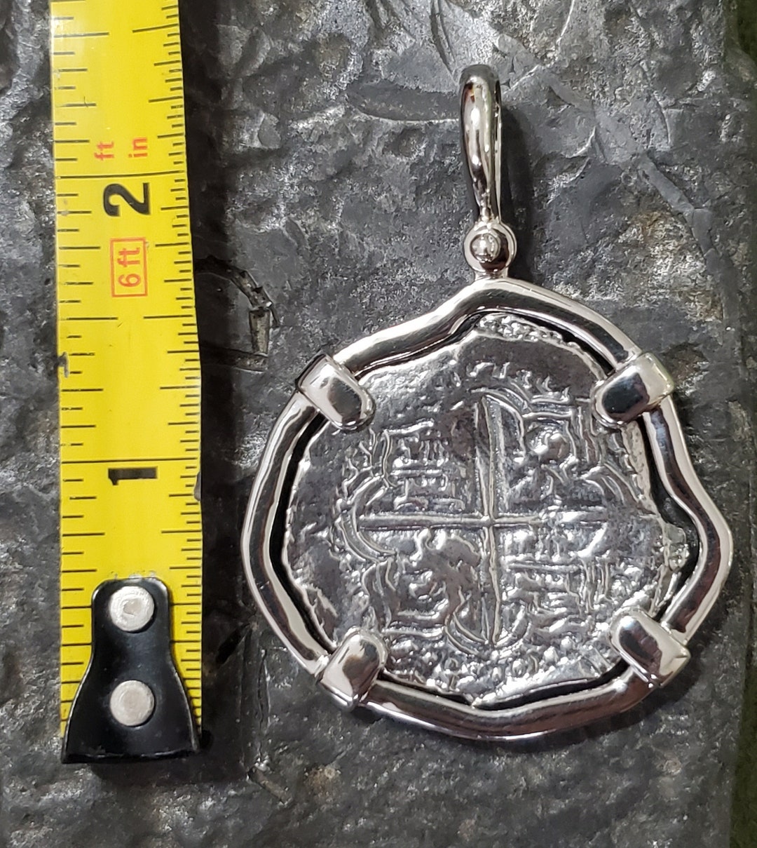 LARGE Heavy Atocha Shipwreck Treasure Coin Pendant - Etsy