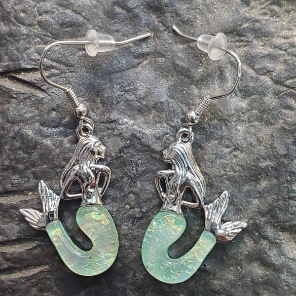 Mermaid Earrings - Etsy