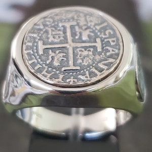 Atocha Men's Coin Ring Antique Shipwreck Treasure Coin - Etsy