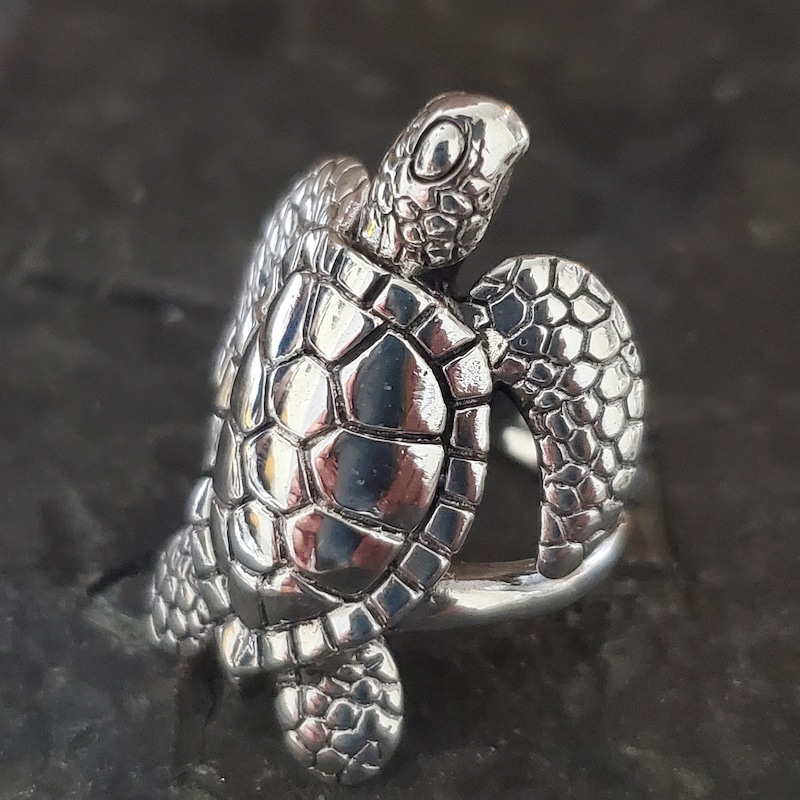 Turtle Ring - Etsy