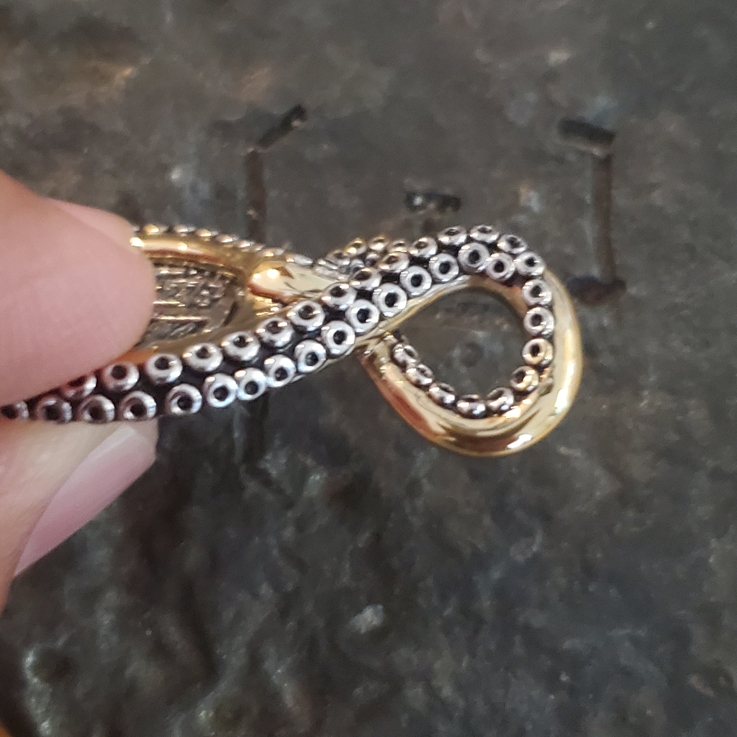 Atocha Tentacle Coin Bezel Octopus Kraken Pendant Shipwreck Sunken ...