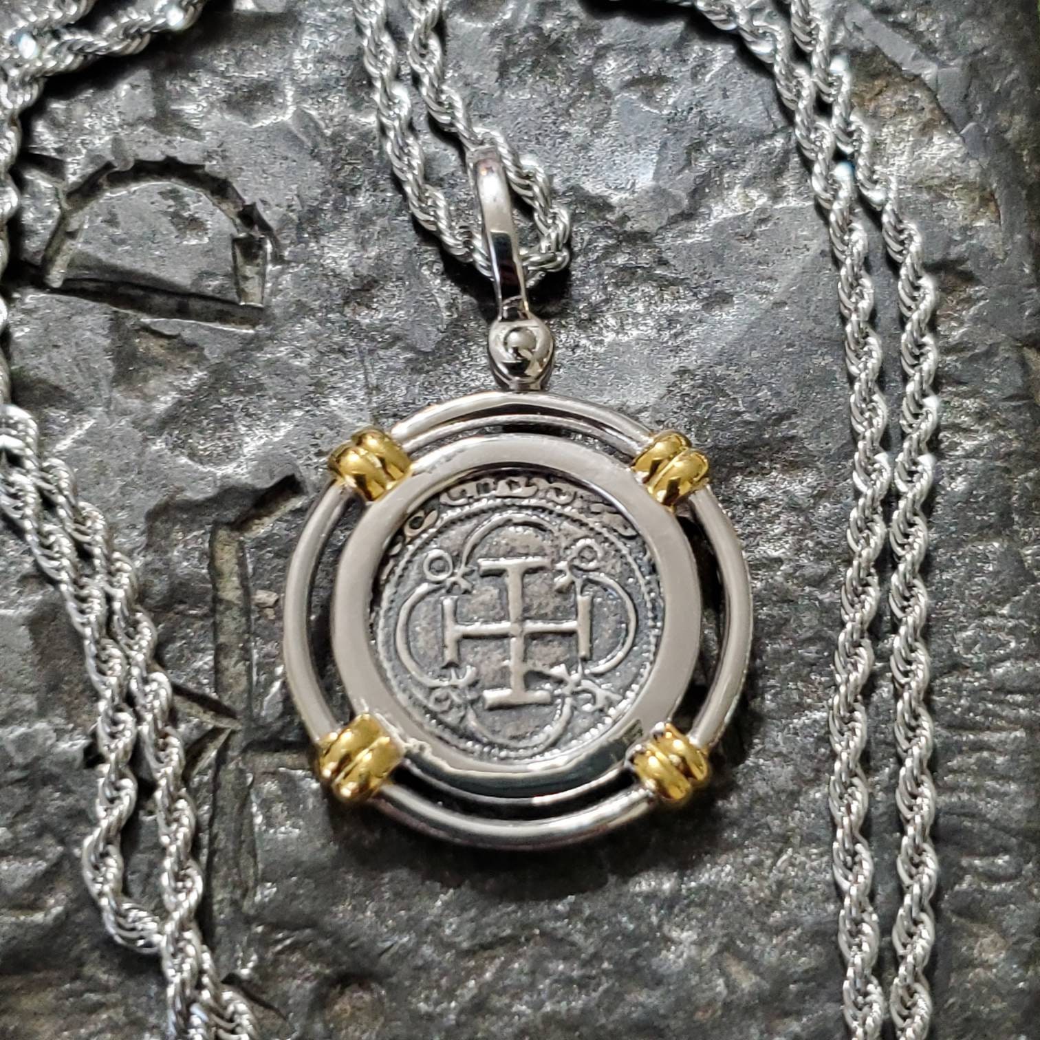 Atocha Coin and Chain Museum Quality Sunken Treasure - Etsy