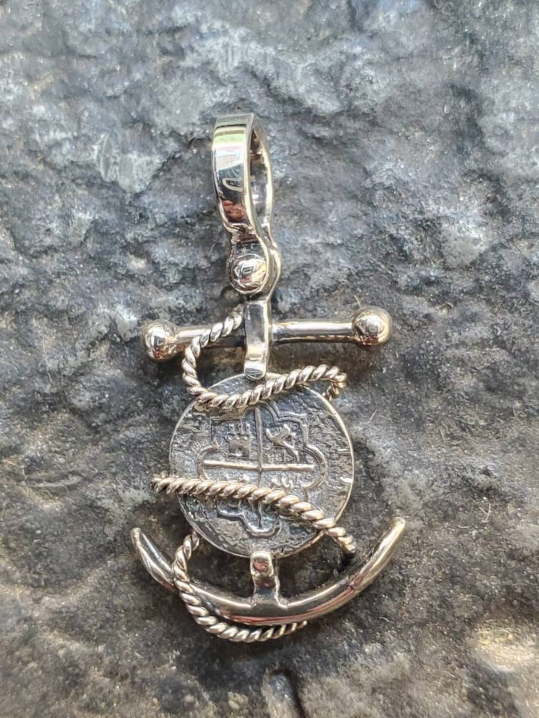 Mini Atocha Anchor Coin Small Size - Etsy