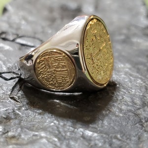 Atocha Large Men's Ring Shipwreck Treasure Coin Jewelry - Etsy