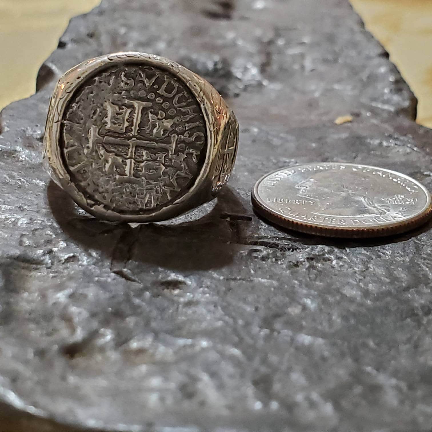 Atocha Men's Coin Ring Antique Shipwreck Treasure Coin - Etsy
