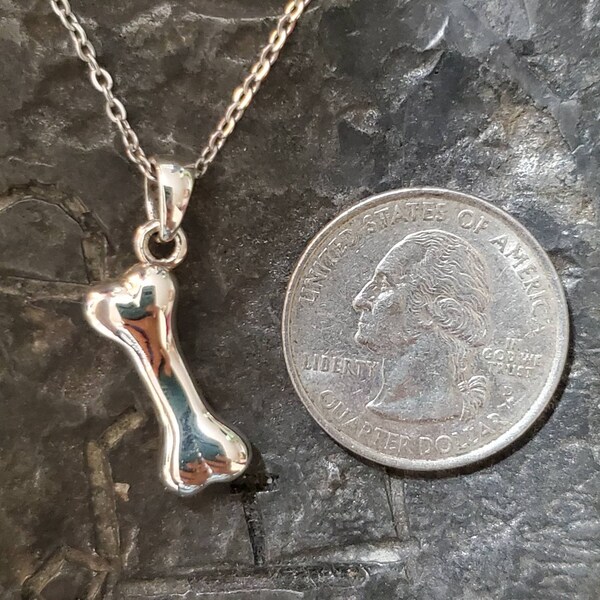Dog Bone Pendant - Etsy