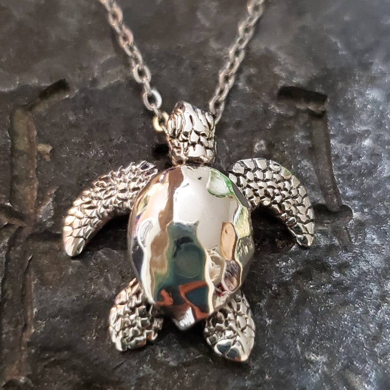 Turtle Necklace - Etsy