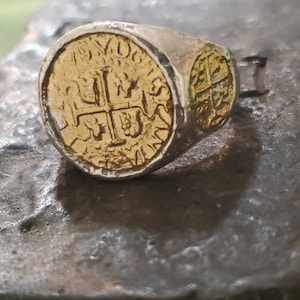 Atocha Large Men's Ring Shipwreck Treasure Coin Jewelry - Etsy