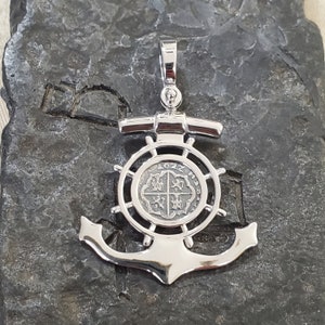 ATOCHA Anchor Coin Pendant Shipwreck Sunken Treasure Coin - Etsy