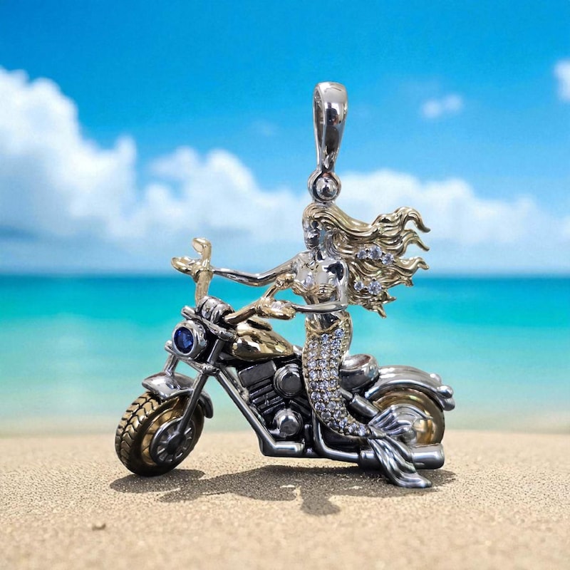 Mermaid Pendant - Etsy