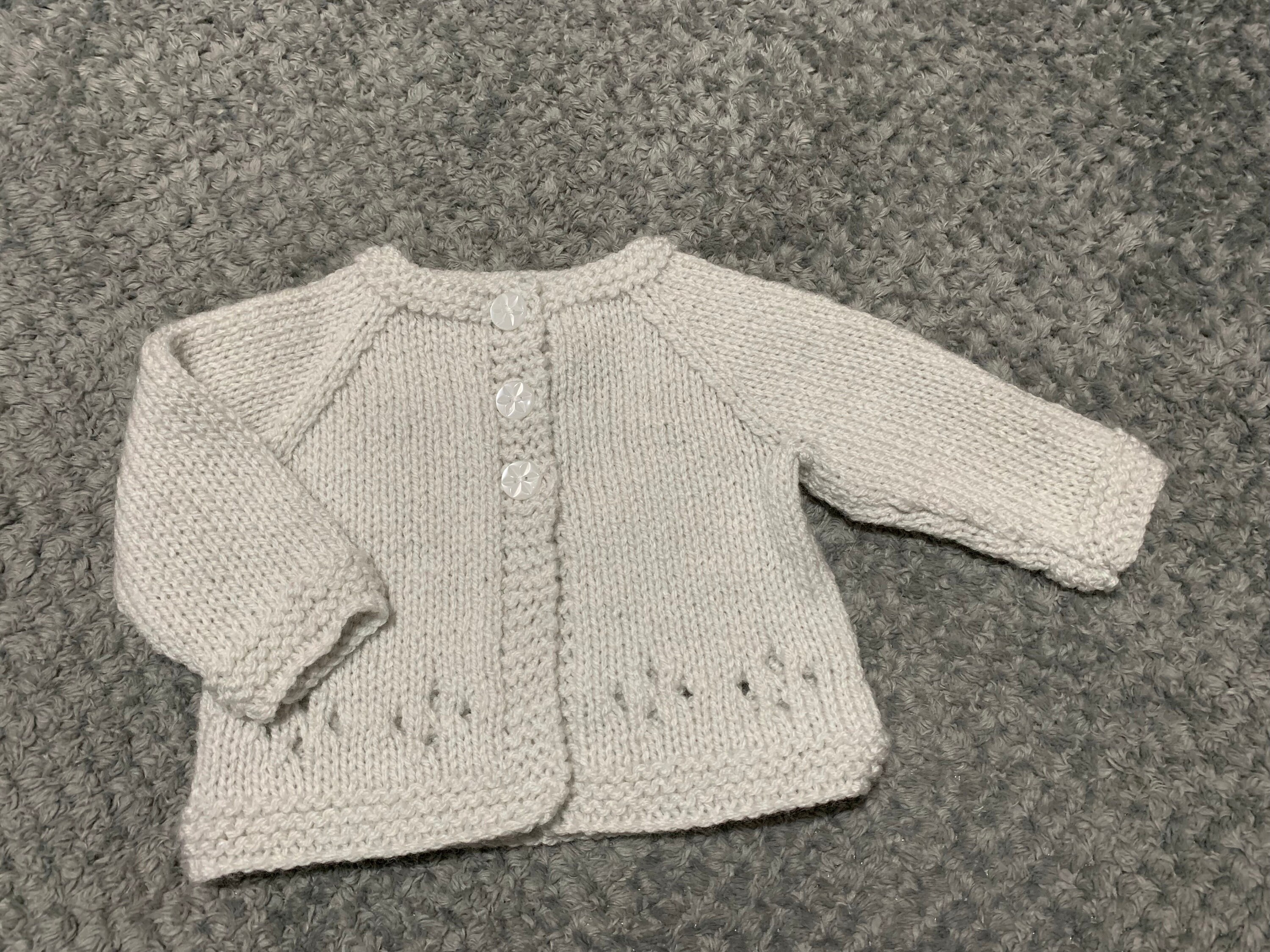 Newborn Unisex Hand Knitted Baby Cardigan - Etsy