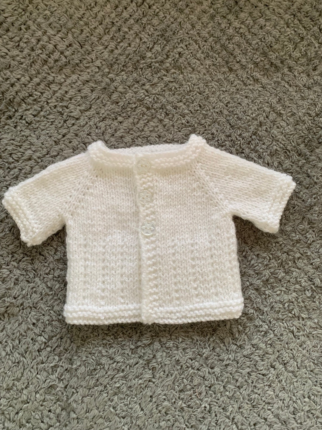 Premature or Small Baby Hand Knitted Cardigan Unisex - Etsy