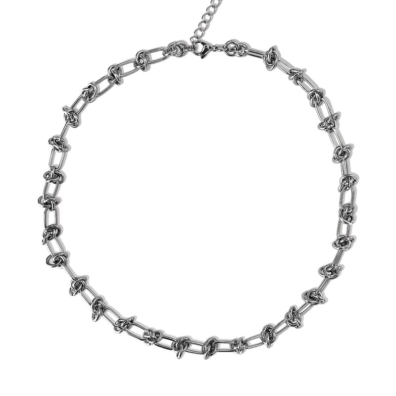 Barbed Wire Chain Necklace - Etsy