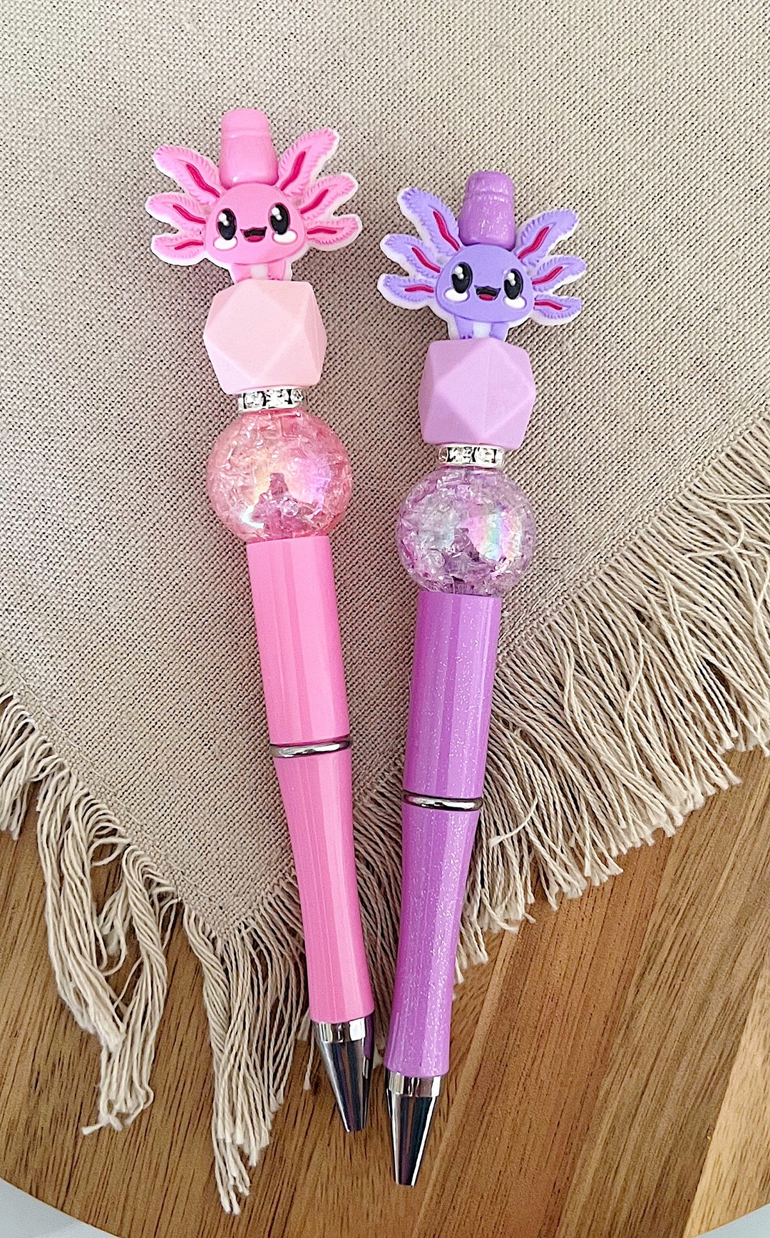 Axolotl Beaded Pen - Etsy