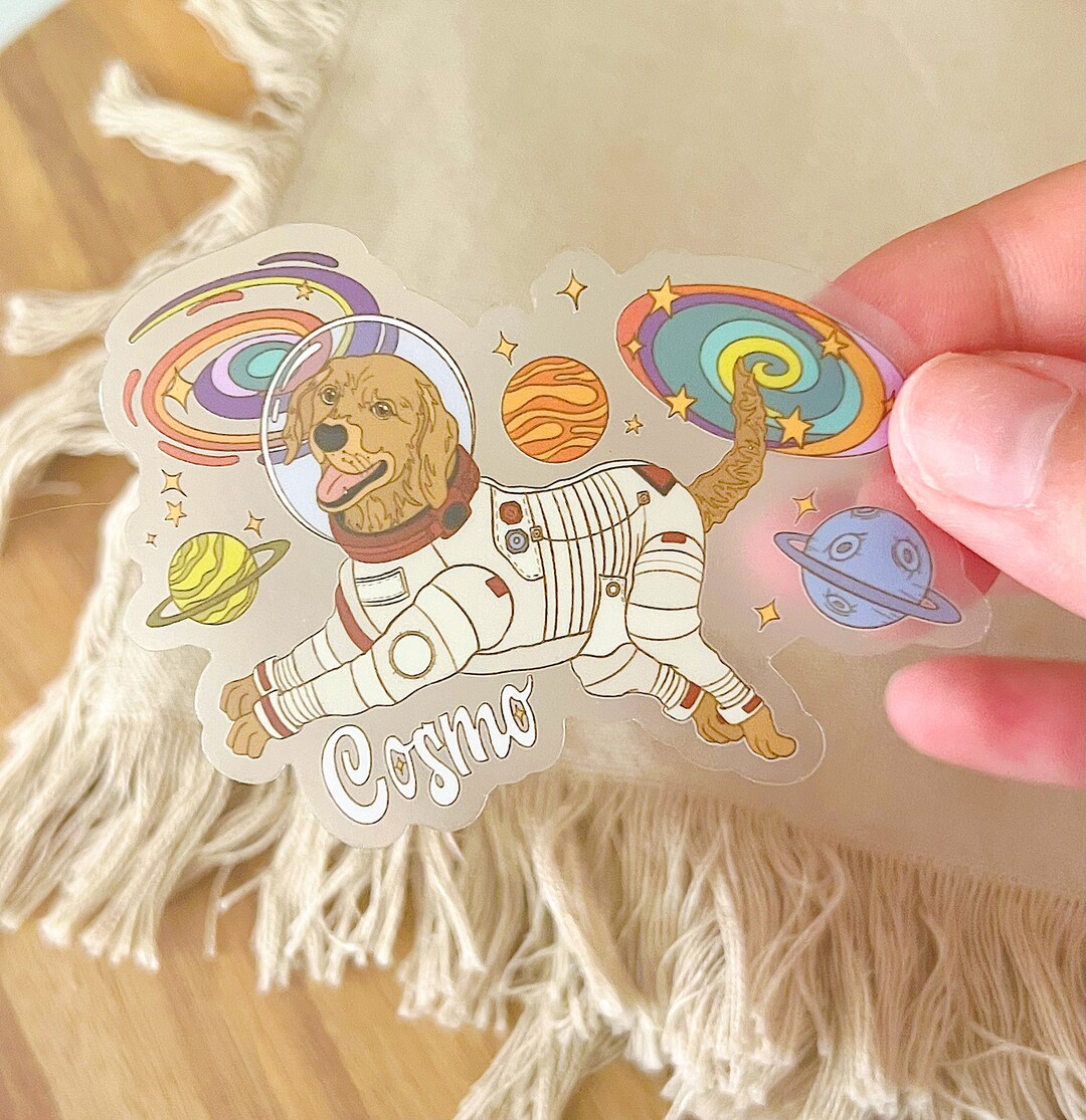 Guardian Cosmo Sticker, Clear Vinyl Sticker - Etsy
