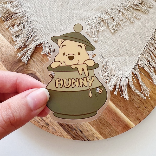Winnie the Pooh Hunny Pot Sticker - Etsy