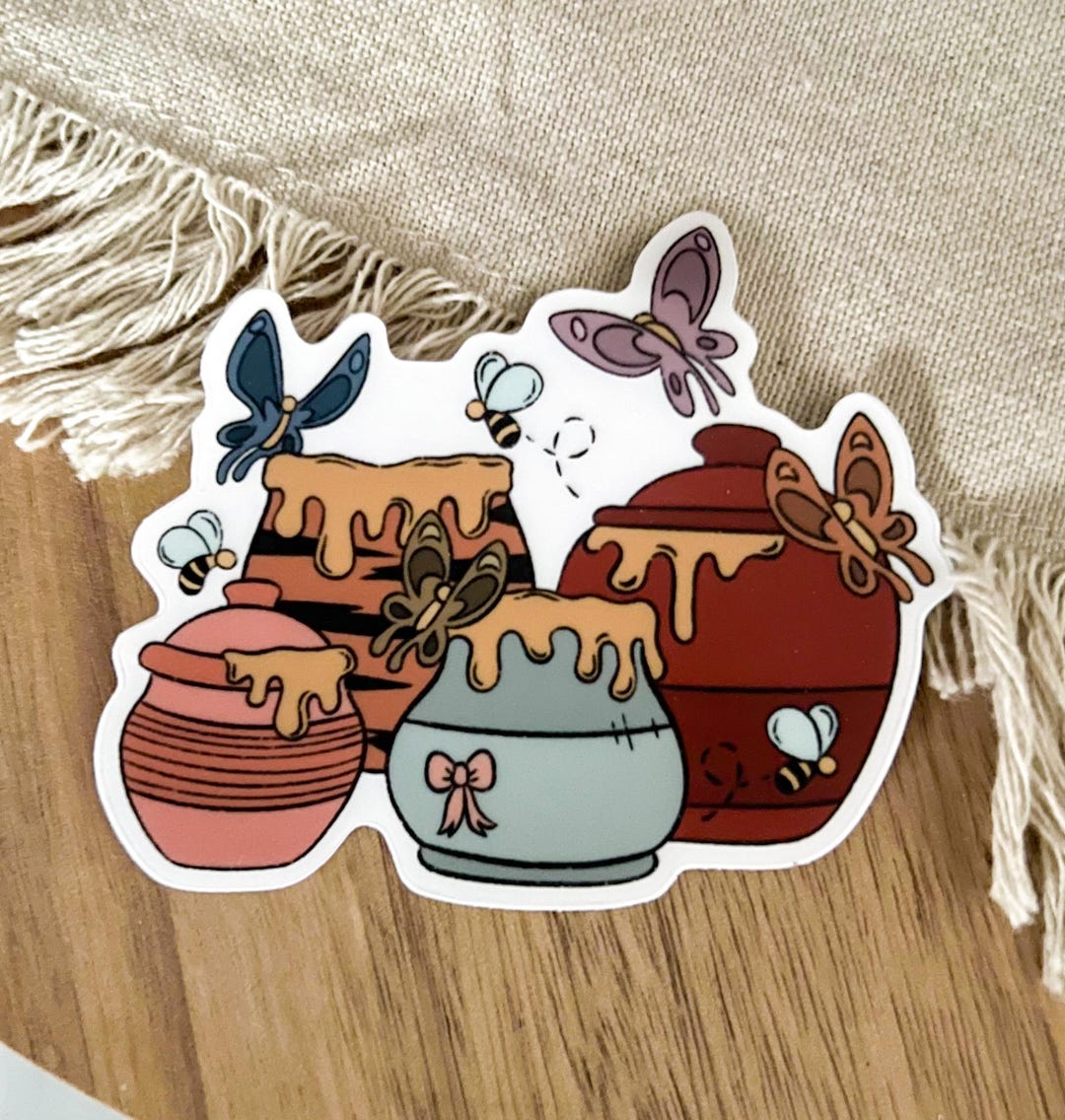 Honey Pots Clear Vinyl Sticker - Etsy