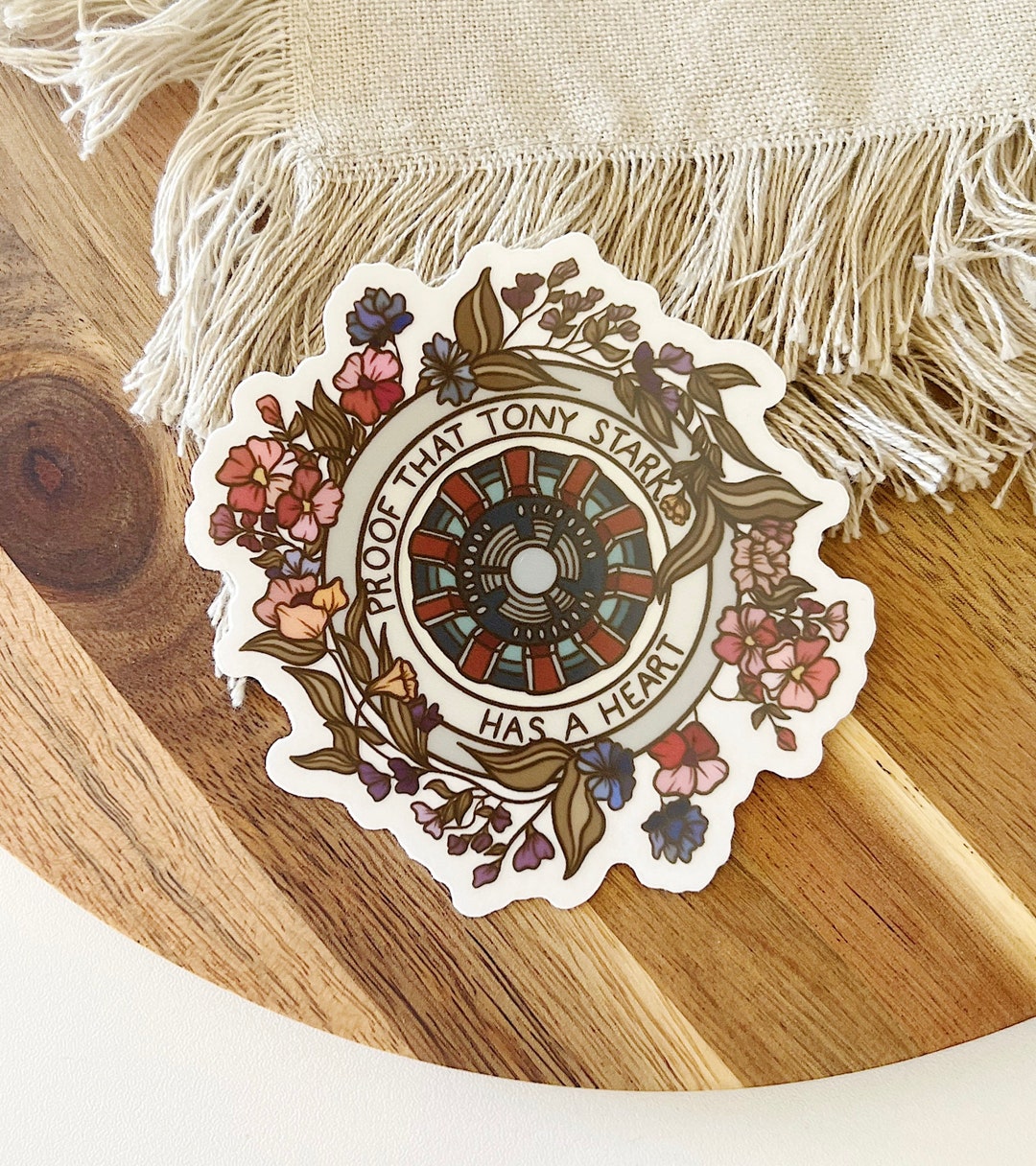 Arc Reactor Sticker, Clear Vinyl Sticker - Etsy