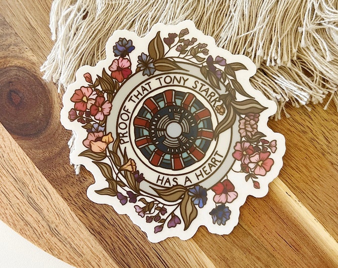 Arc Reactor Sticker, Clear Vinyl Sticker - Etsy