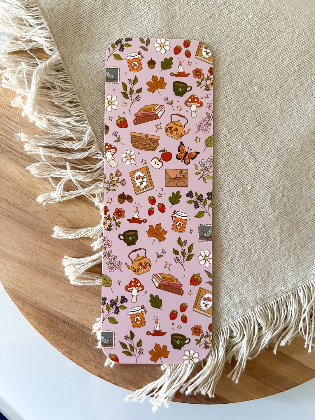 Cottage Girly Bookmark | Cottagecore | Cute Gift | Book Accessories ...