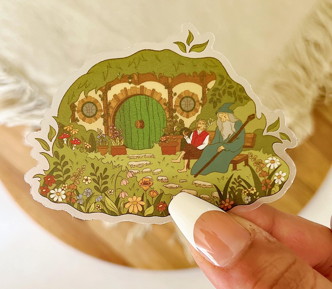 The Shire Sticker, Clear Vinyl Sticker - Etsy