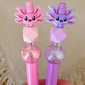 Axolotl Beaded Pen - Etsy