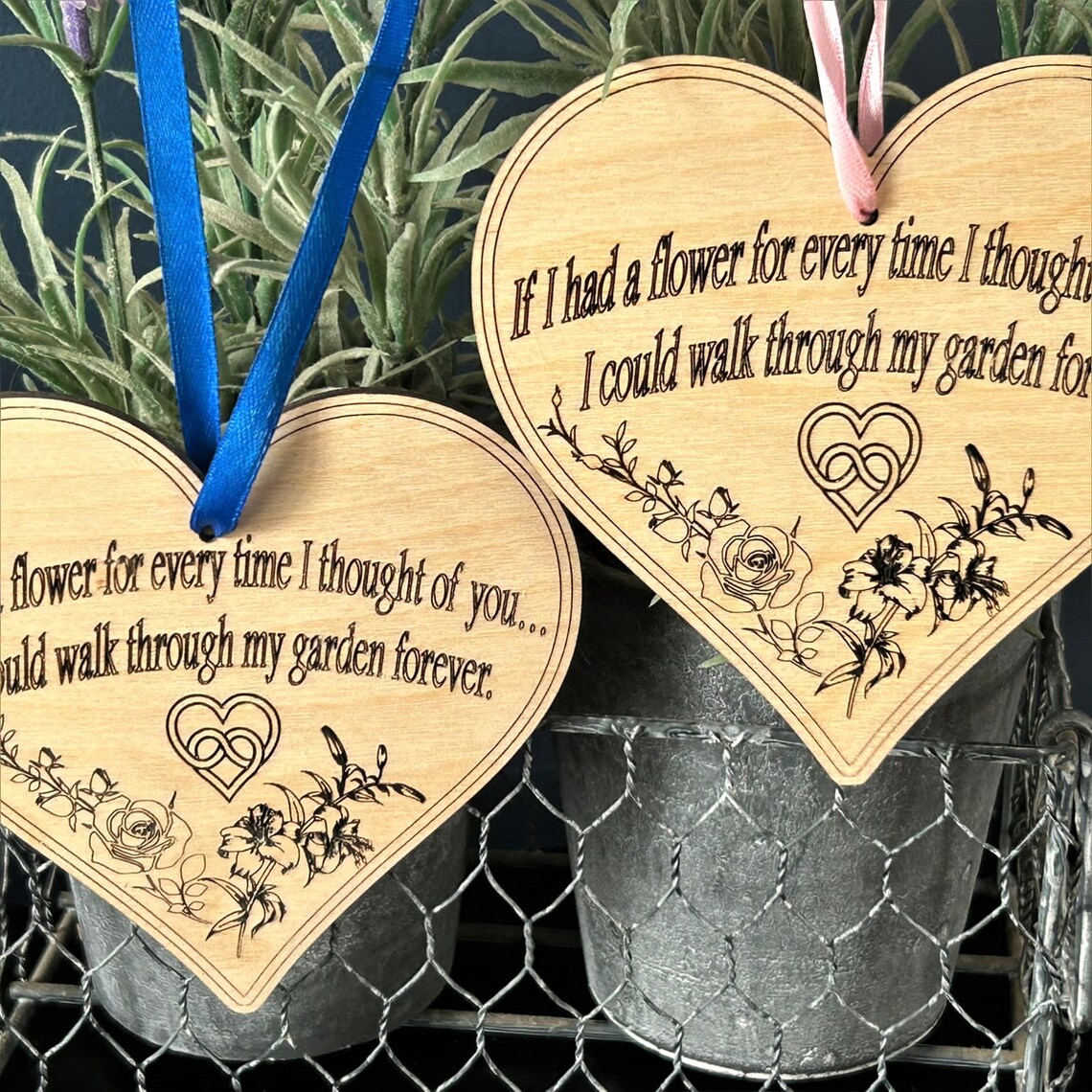 Love Hanging Heart Plaque Sign Decoration Women's Men Husband Wife ...