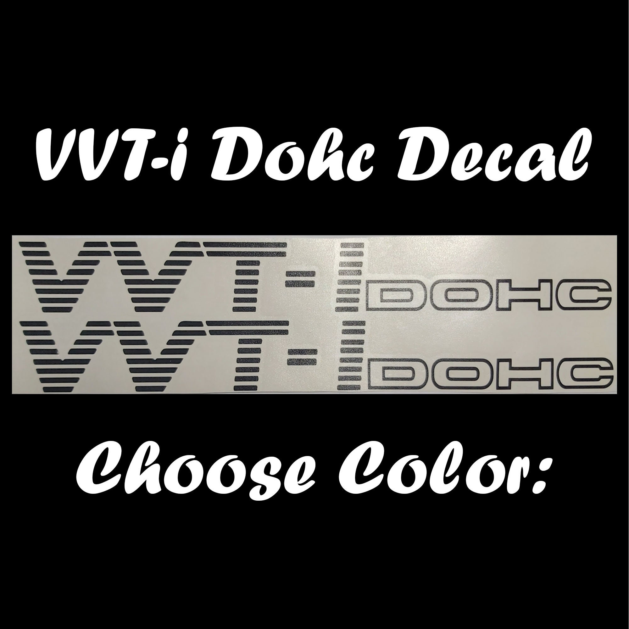 Toyota VVT-I DOHC Sticker Decal Pair 2x | Etsy