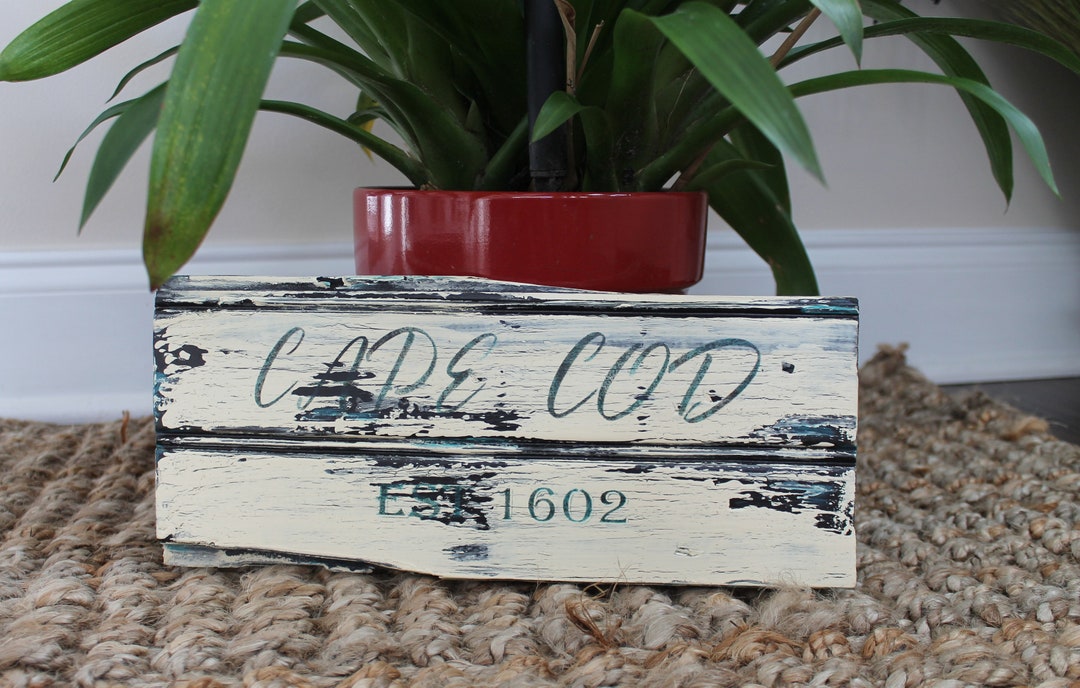 Vintage Cape Cod Wood Sign, Wall Signs, Vintage Décor, Cape Cod Signs ...