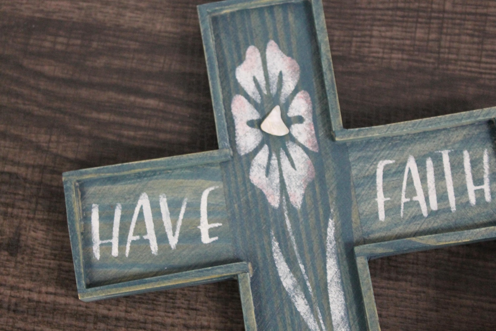 Have Faith Flower Wall Sign, Hanging Signs, Wall Signs, Faith Signs ...